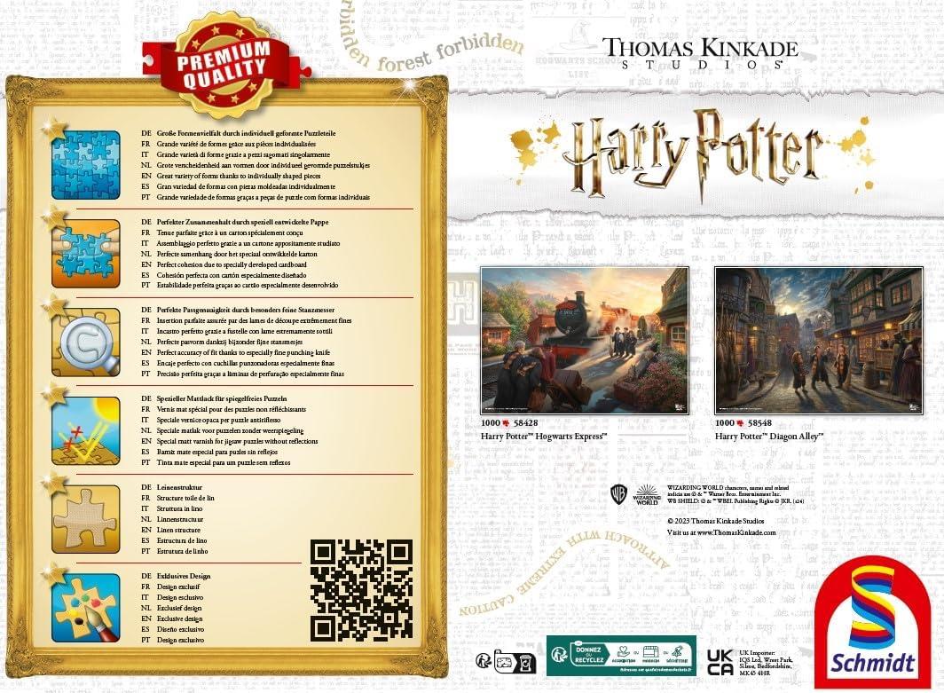 Schmidt Harry Potter: Diagon Alley Jigsaw Puzzle (1000 Pieces) – PDK