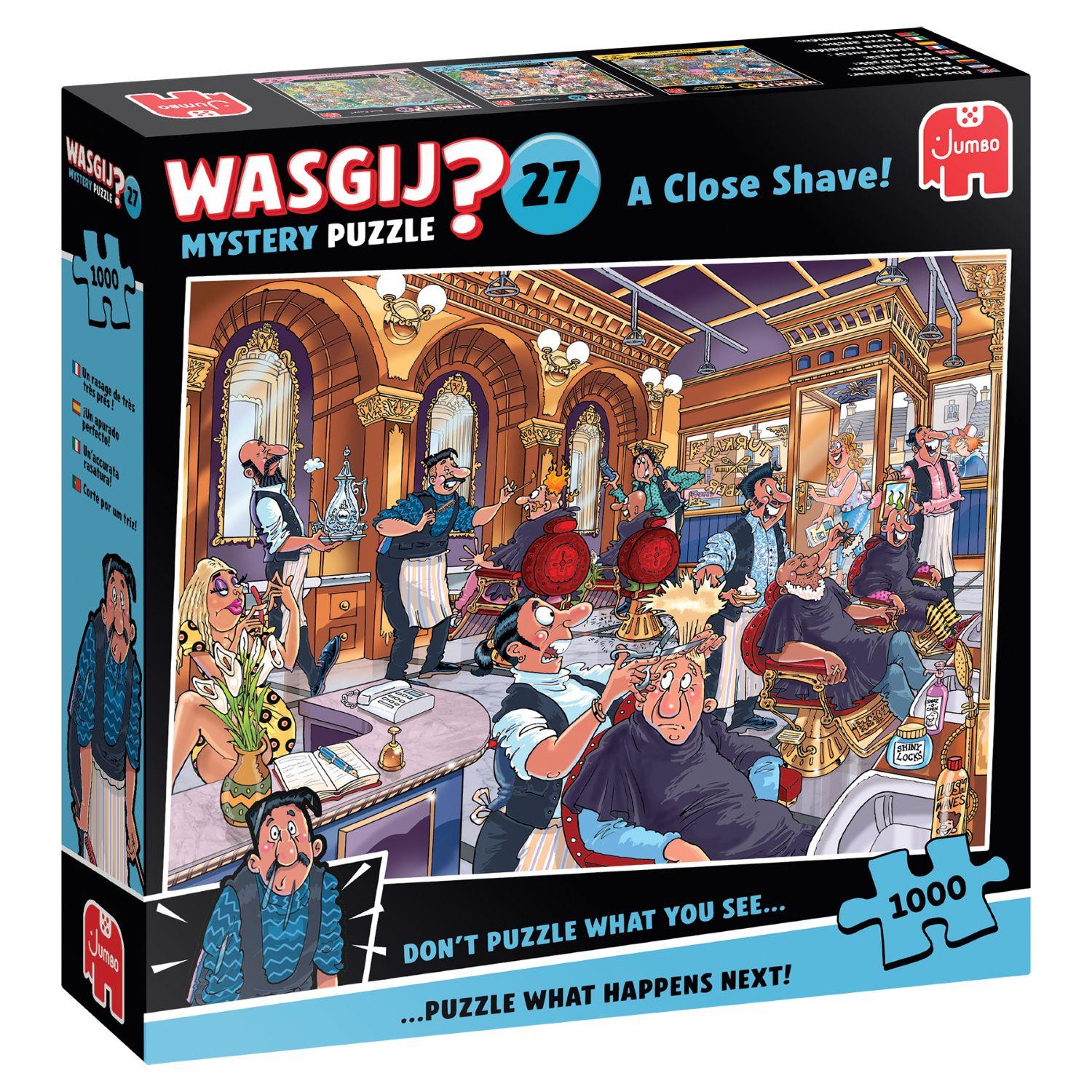 Wasgij Mystery 27 A Close Shave! Jigsaw Puzzle (1000 Pieces) – PDK