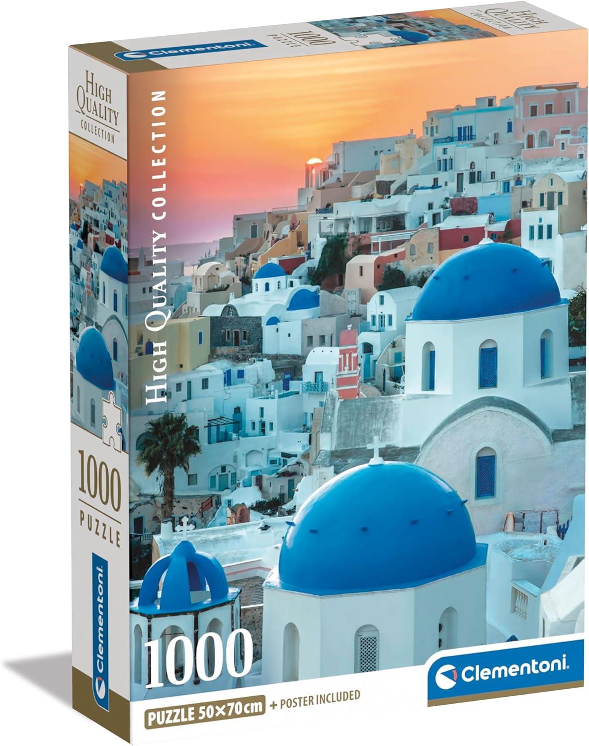 Clementoni Santorini Jigsaw Puzzle (1000 Pieces) – PDK