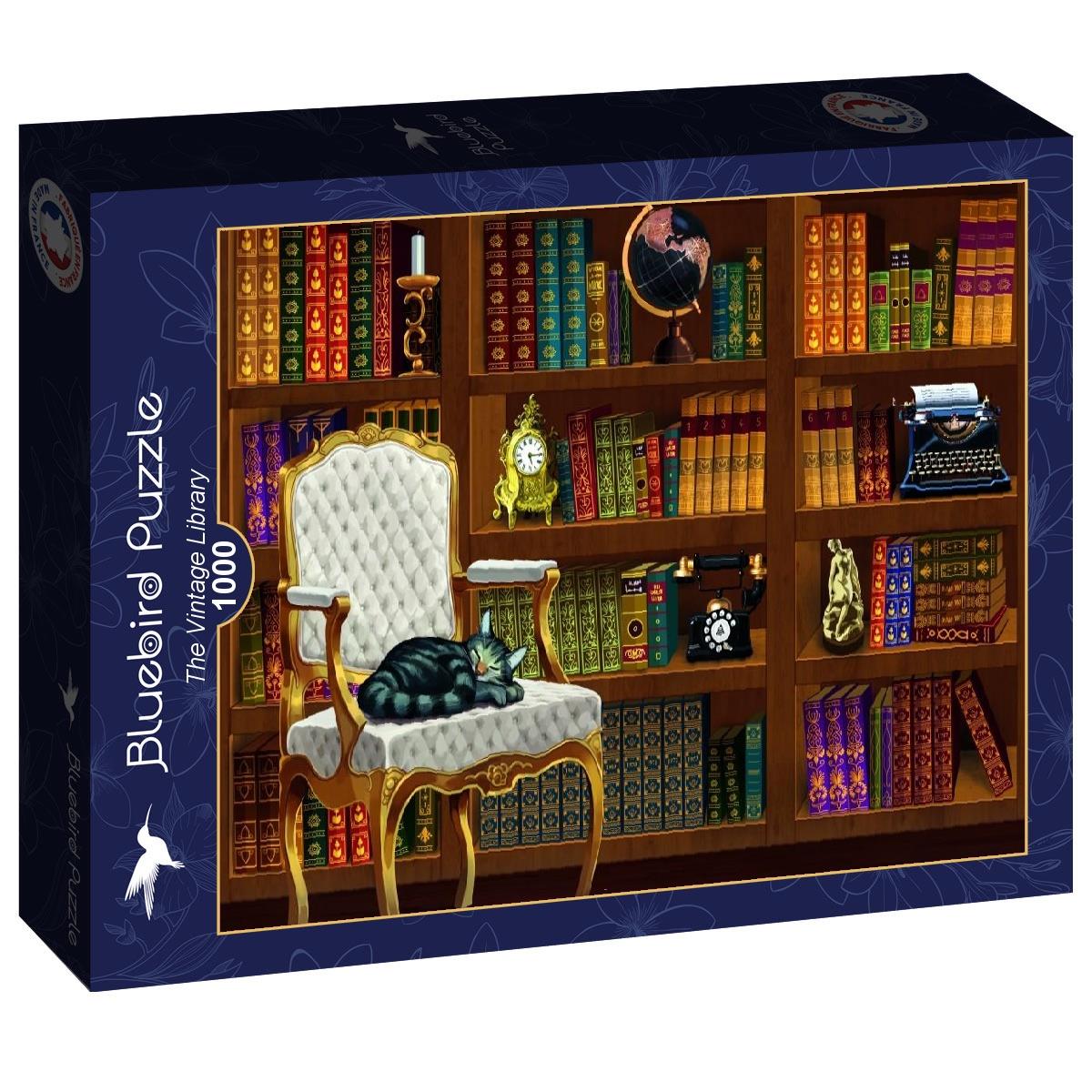 Bluebird The Vintage Library Jigsaw Puzzle (1000 Pieces) – PDK