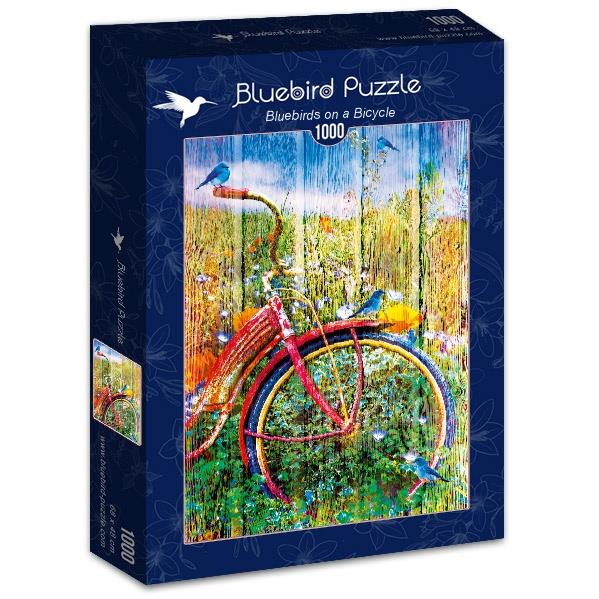 Bluebird Bluebirds on a Bicycle Jigsaw Puzzle (1000 Pieces) – PDK