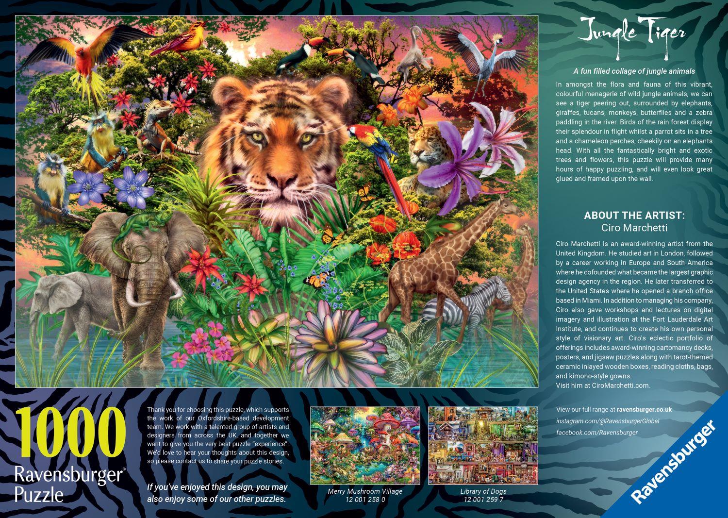 Ravensburger Jungle Tiger Jigsaw Puzzle (1000 Pieces) – PDK