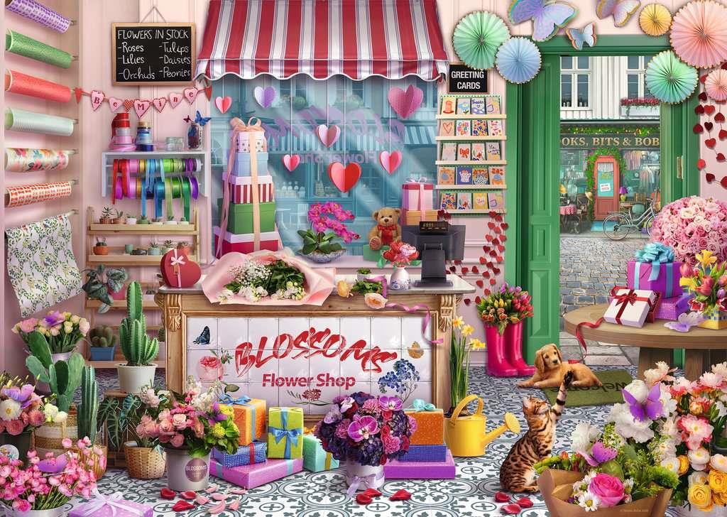 Ravensburger Blossoms Flower Shop Jigsaw Puzzle (1000 Pieces) – PDK