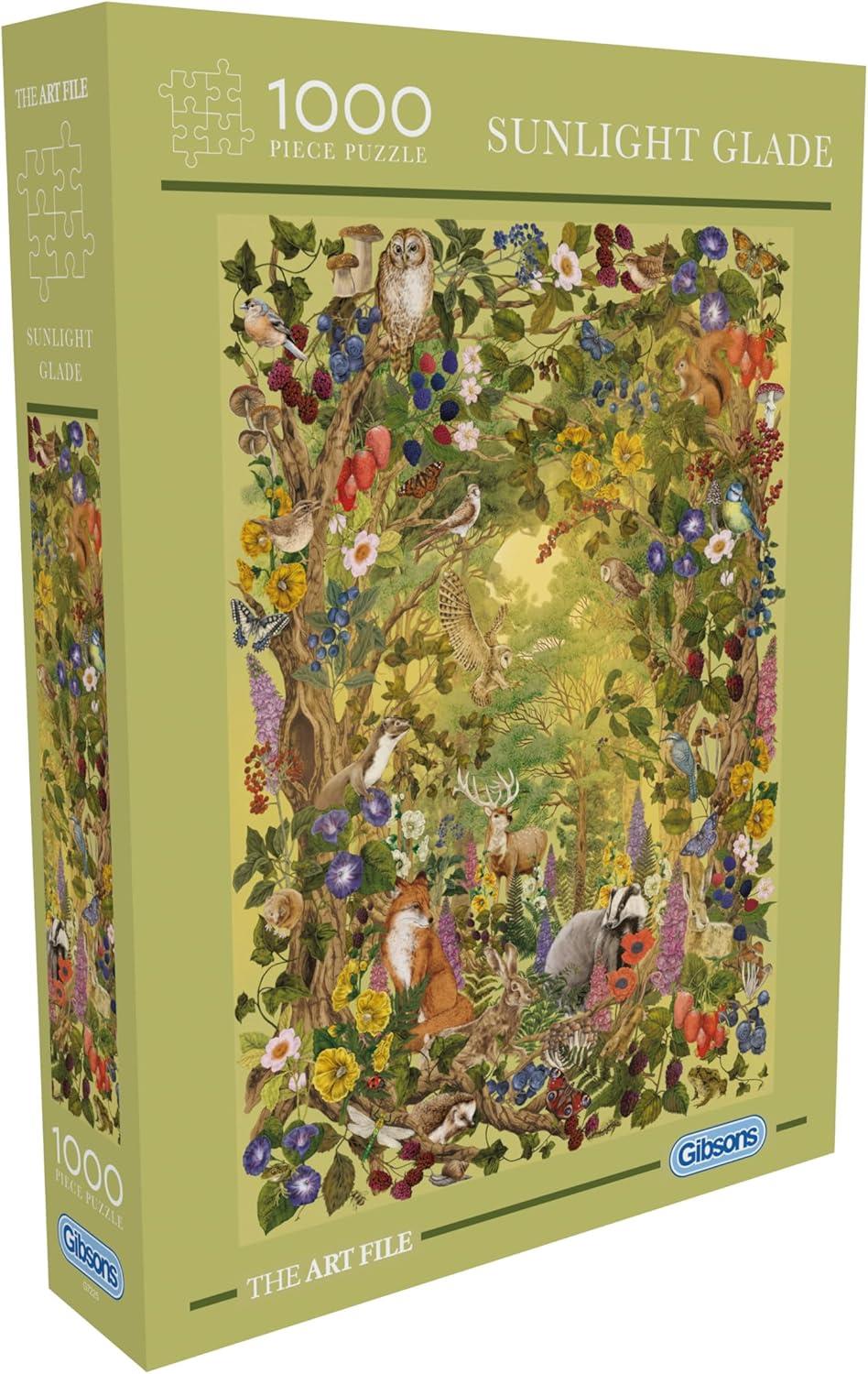Gibsons The Art File Sunlight Glade Jigsaw Puzzle (1000 Pieces) – PDK