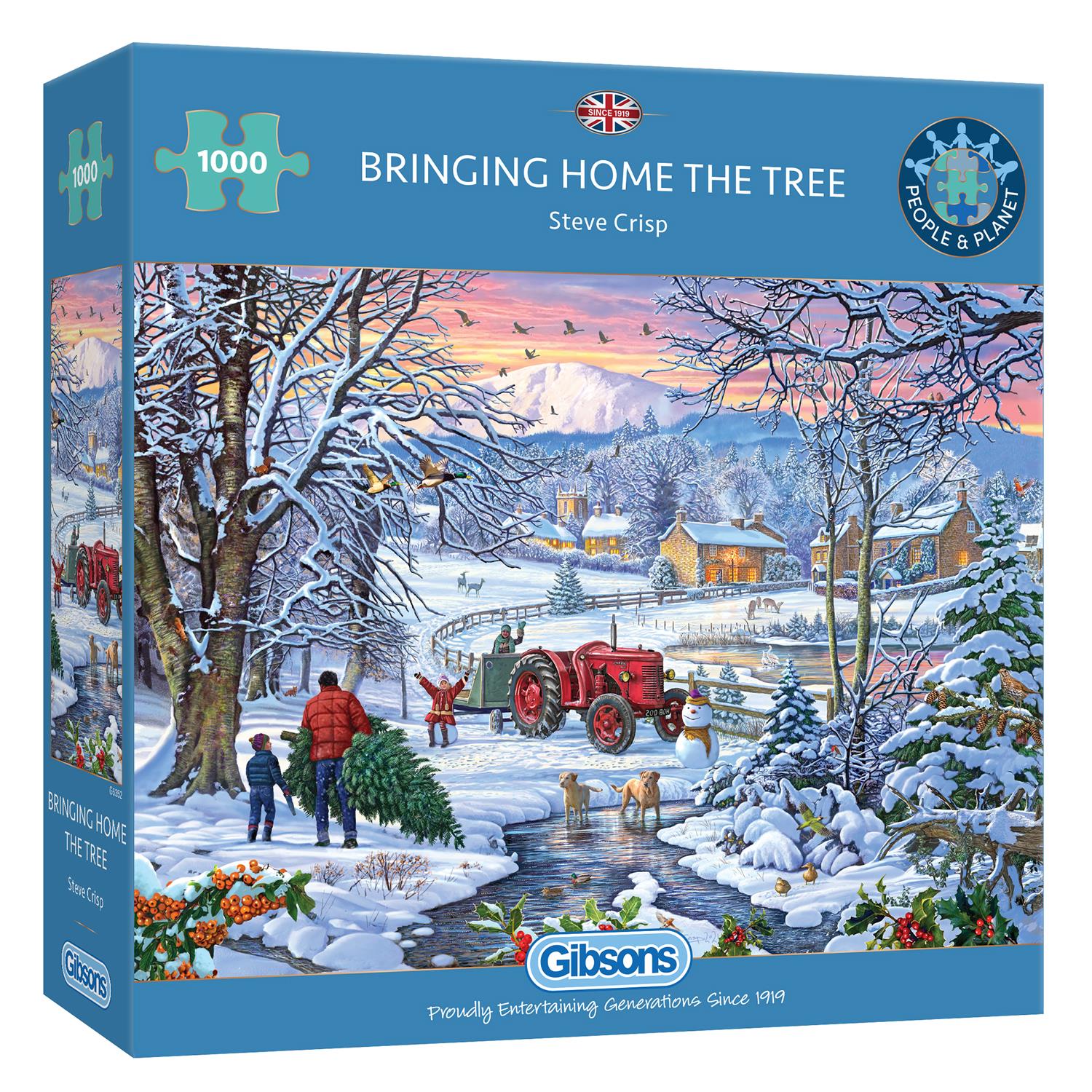 Gibsons Bringing Home the Tree Jigsaw Puzzle (1000 Pieces) – PDK