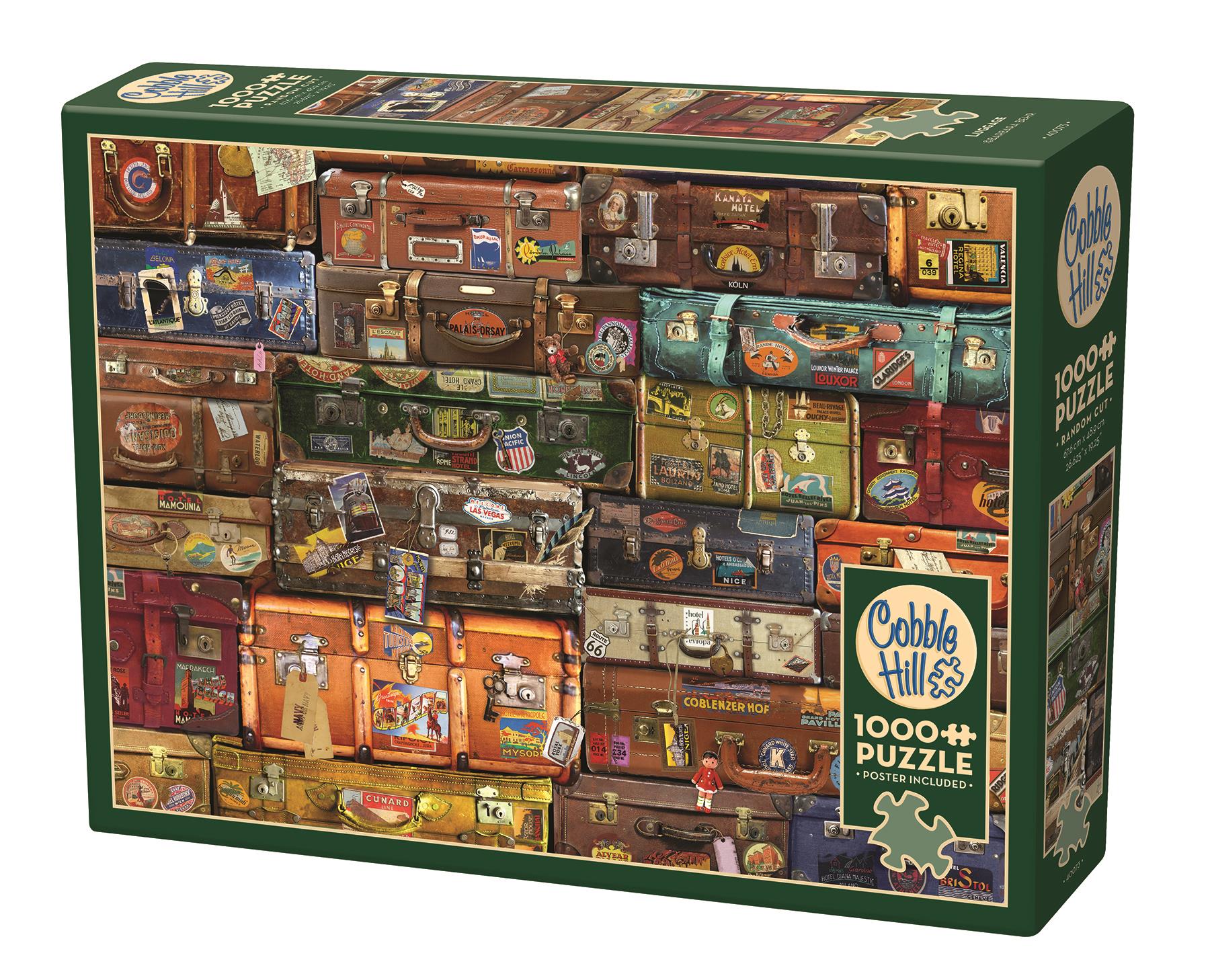 Cobble Hill Luggage Jigsaw Puzzle (1000 Pieces) – PDK