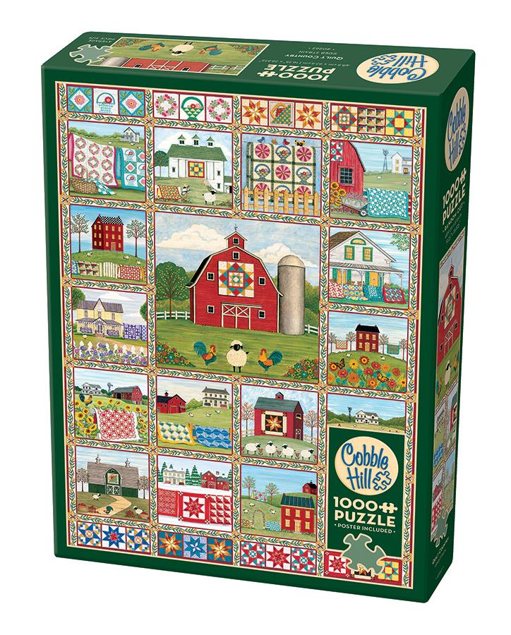 Cobble Hill Quilt Country Jigsaw Puzzle (1000 Pieces) – PDK