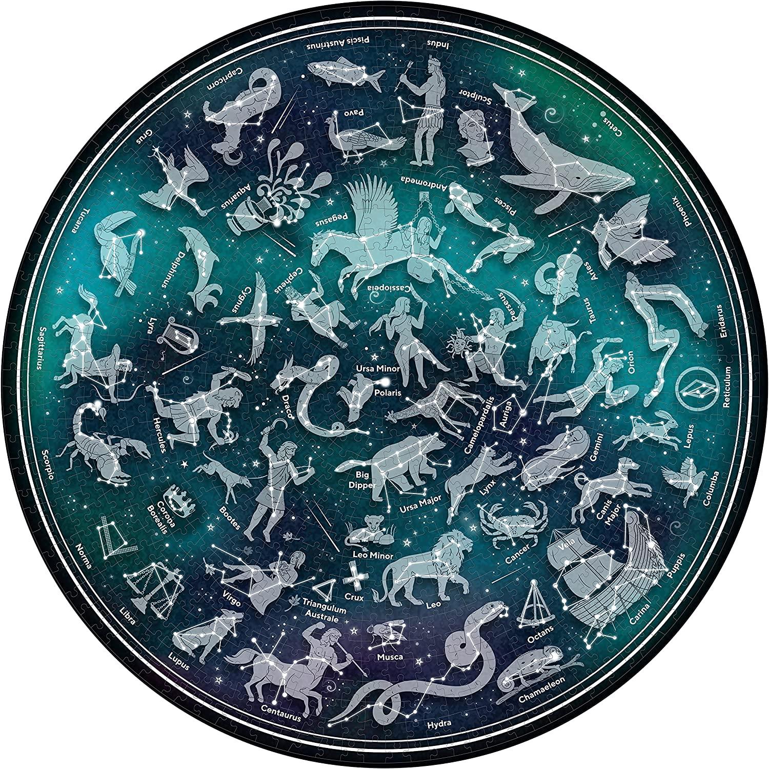 Ridley's Map of the Stars Circular Jigsaw Puzzle (1000 Pieces) – PDK