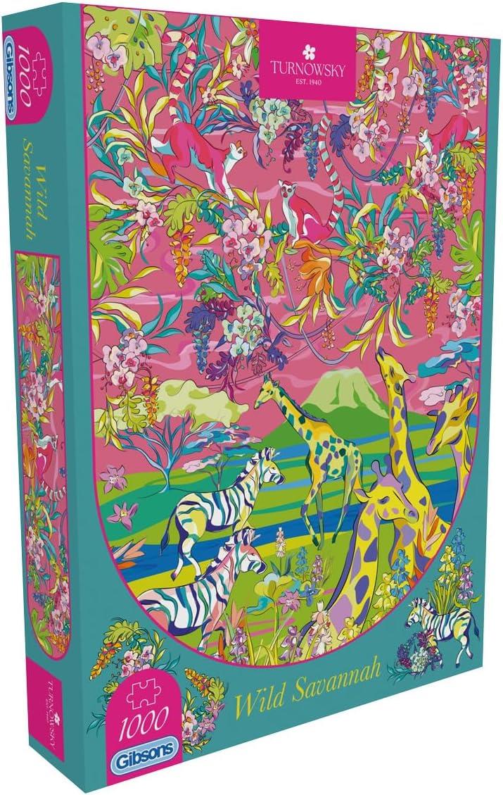 Gibsons House of Turnowsky Wild Savannah Jigsaw Puzzle (1000 Pieces) – PDK