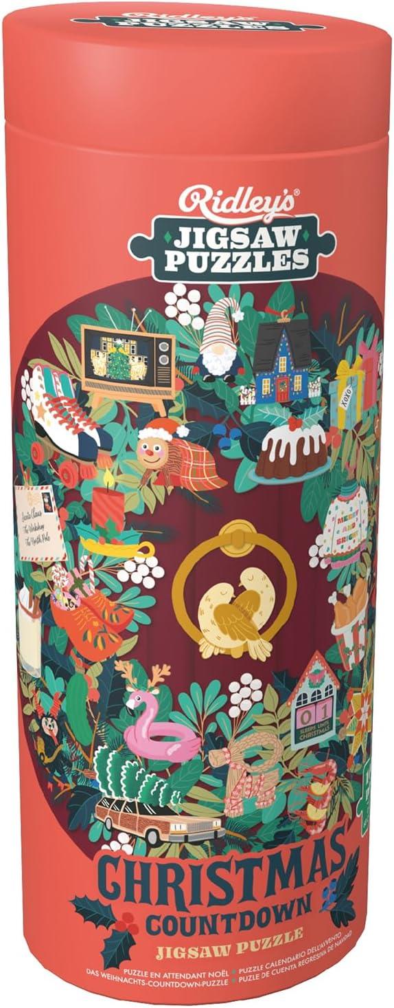 Ridley's Christmas Countdown Circular Jigsaw Puzzle (1000 Pieces) – PDK