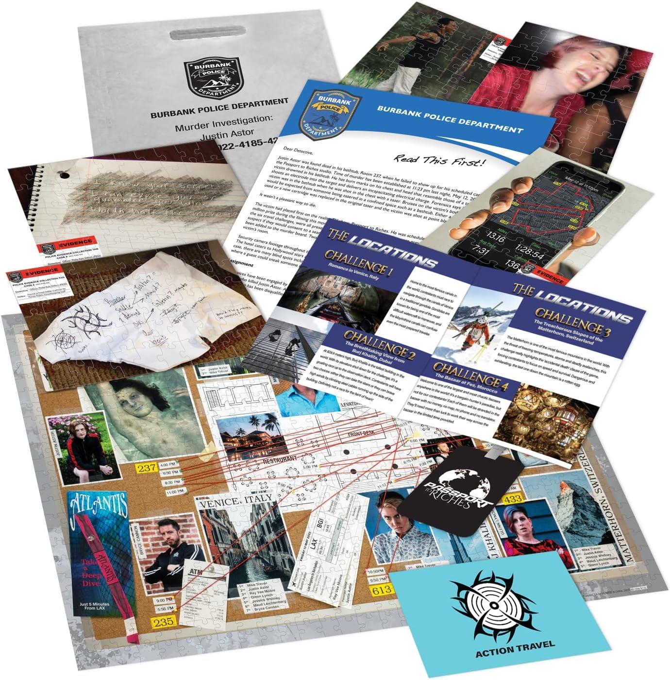 Passport to Murder, Murder Board Mystery Puzzle – PDK