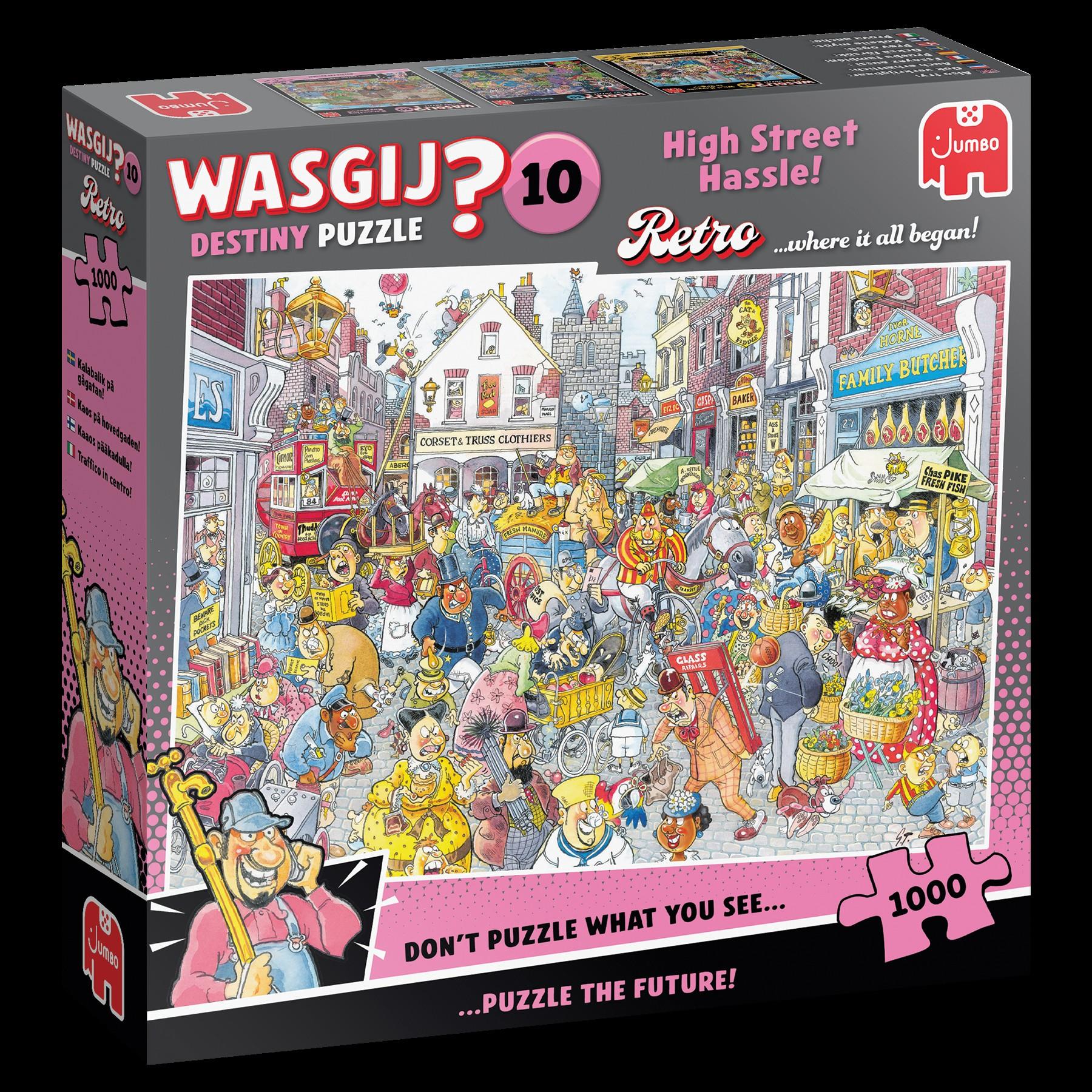 Wasgij Retro Destiny 10 High Street Hassle! Jigsaw Puzzle (1000 Pieces ...