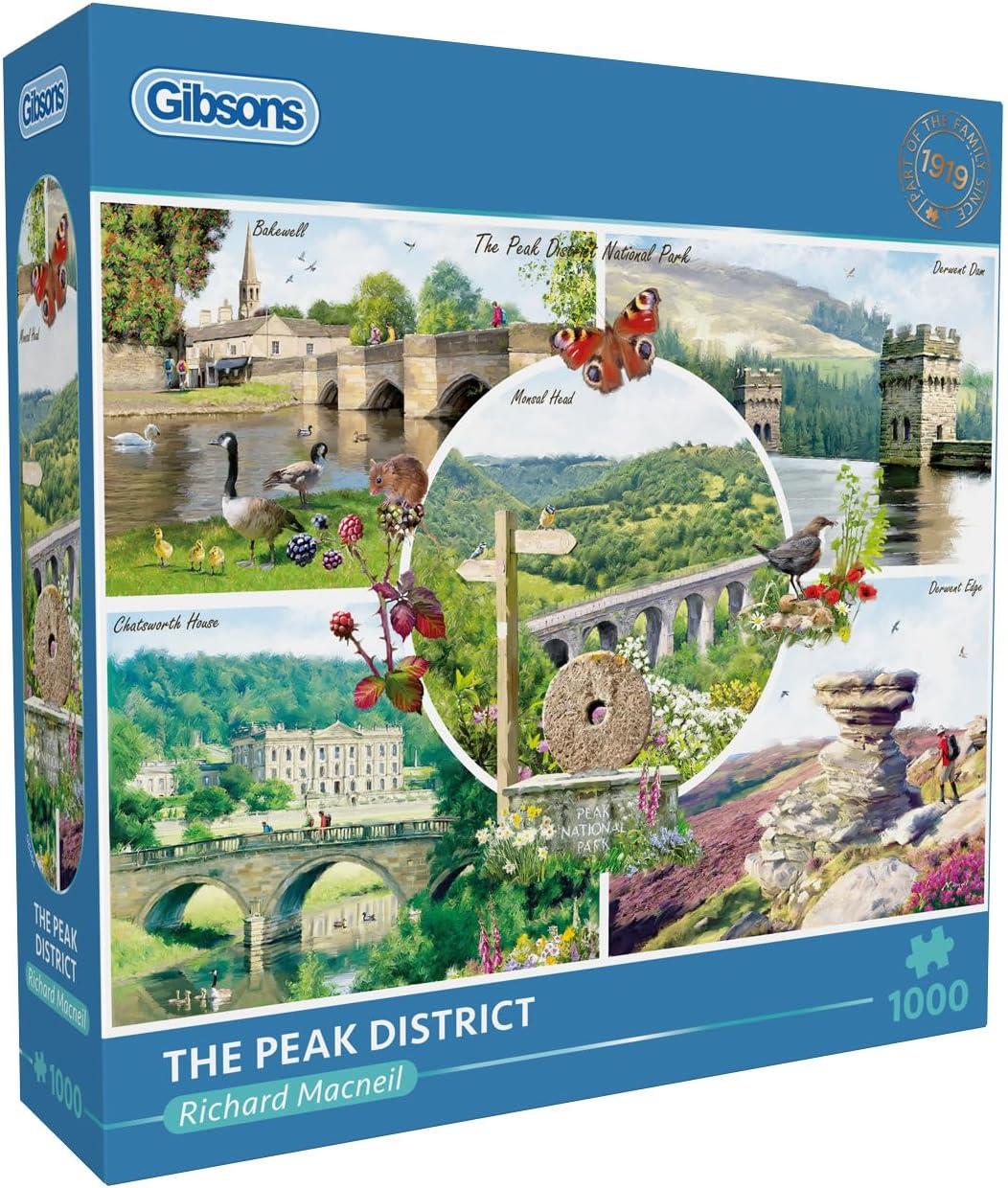 Gibsons The Peak District Jigsaw Puzzle (1000 Pieces) – PDK