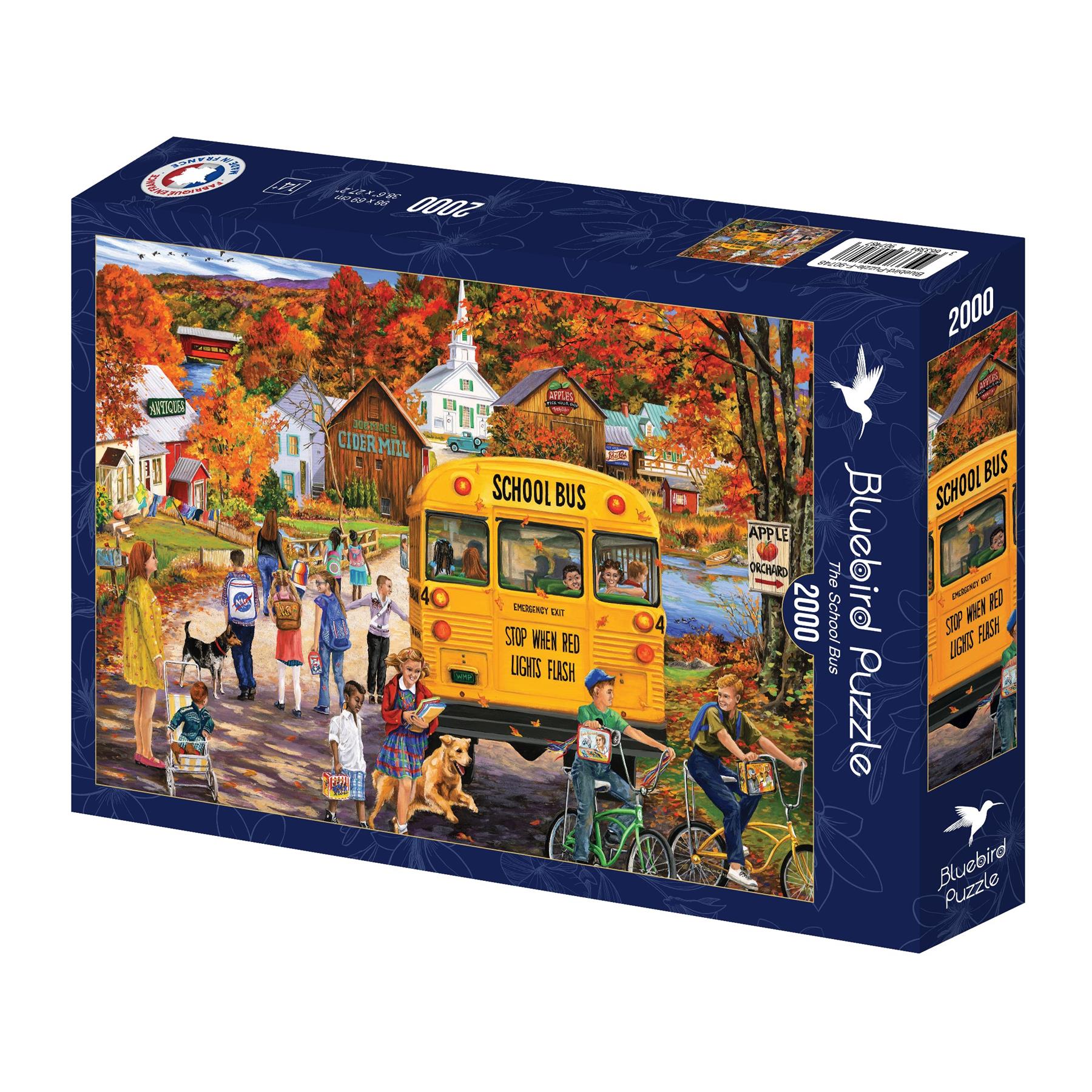 Bluebird The School Bus Jigsaw Puzzle (2000 Pieces) – PDK