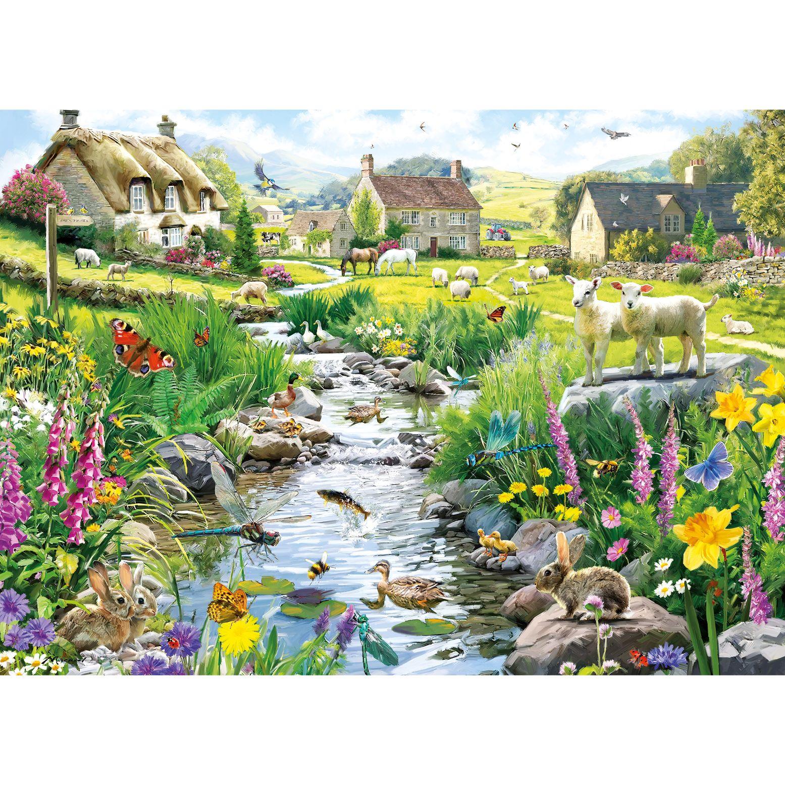 Gibsons Babbling Brook Jigsaw Puzzle (1000 Pieces) – PDK
