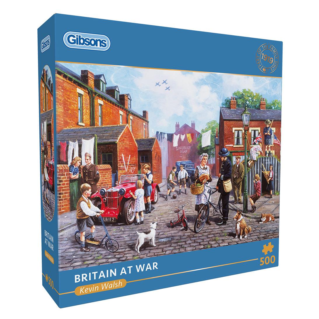 Gibsons Britain at War Jigsaw Puzzle (500 Pieces) – PDK