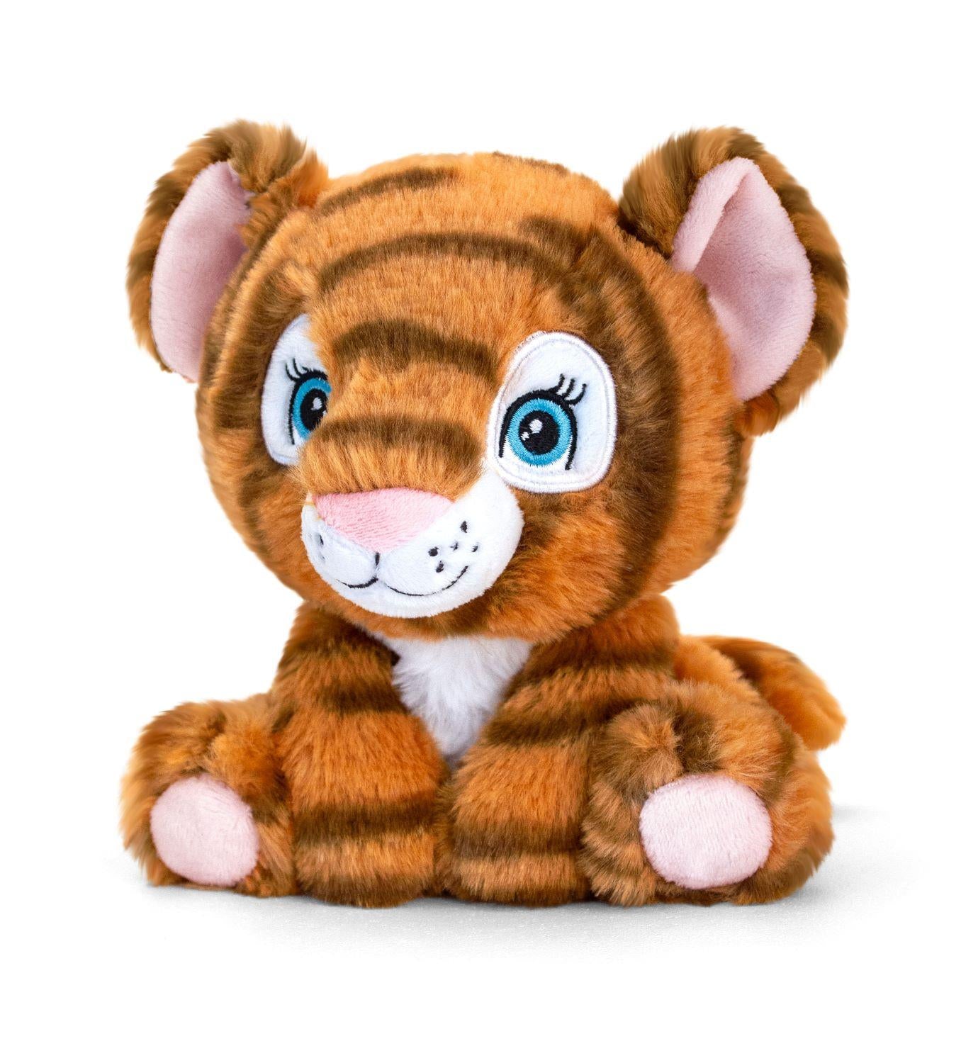 Keel Tiger World Adoptable Soft Toy (Keel Eco) 16cm – PDK