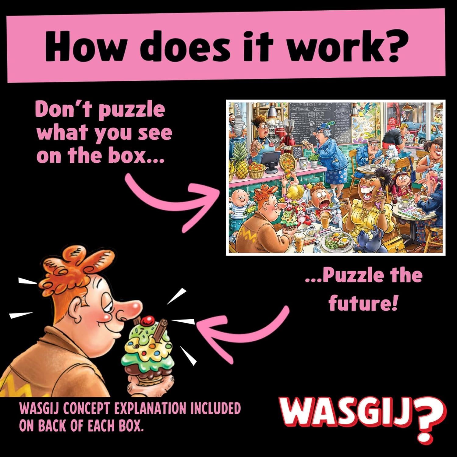 Wasgij Destiny 27 Cafe to Latte! Jigsaw Puzzle (1000 Pieces) – PDK
