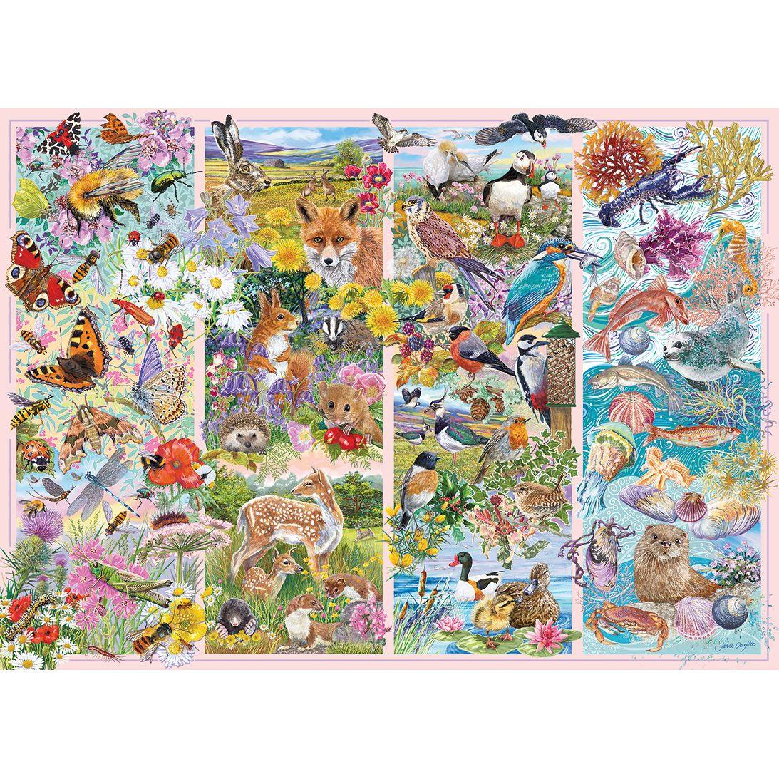 Gibsons Curious Creatures Jigsaw Puzzle (1000 Pieces) – PDK