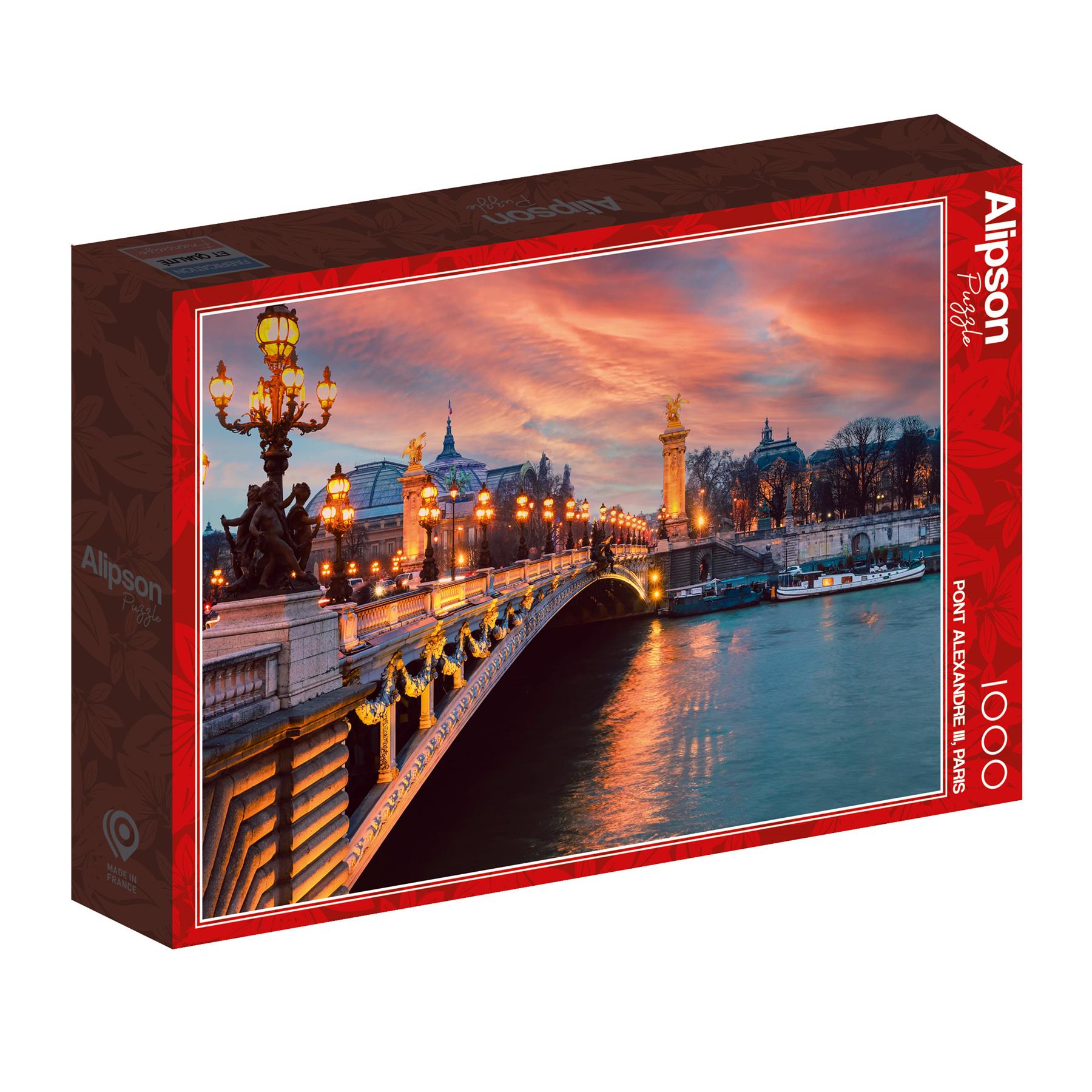 Alipson Pont Alexandre III, Paris Jigsaw Puzzle (1000 Pieces) – PDK