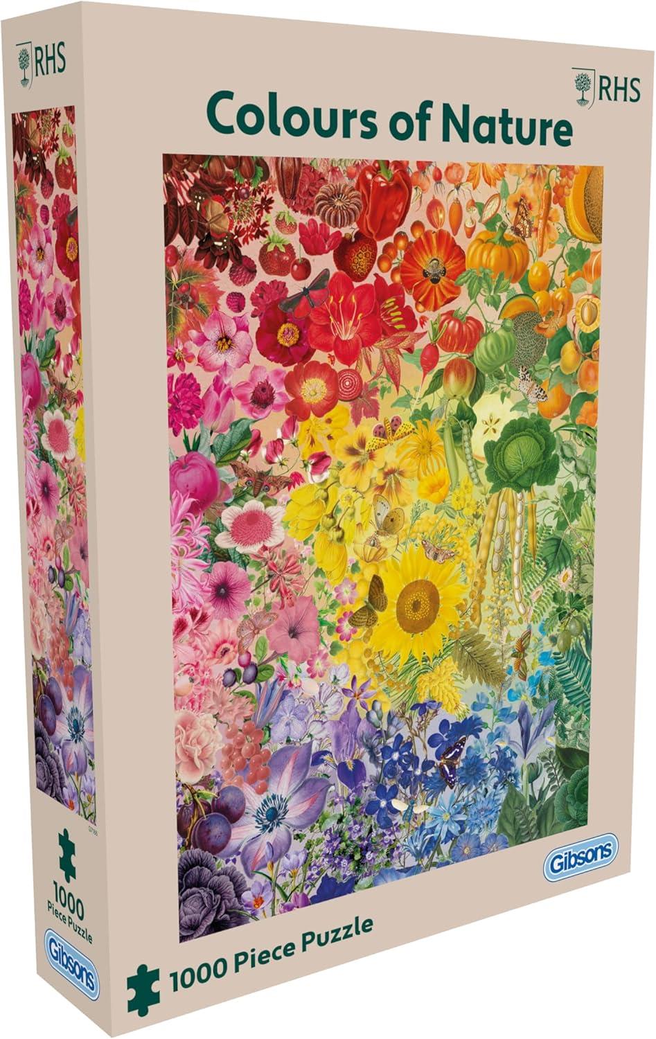 Gibsons RHS: Colours of Nature Jigsaw Puzzle (1000 Pieces) – PDK