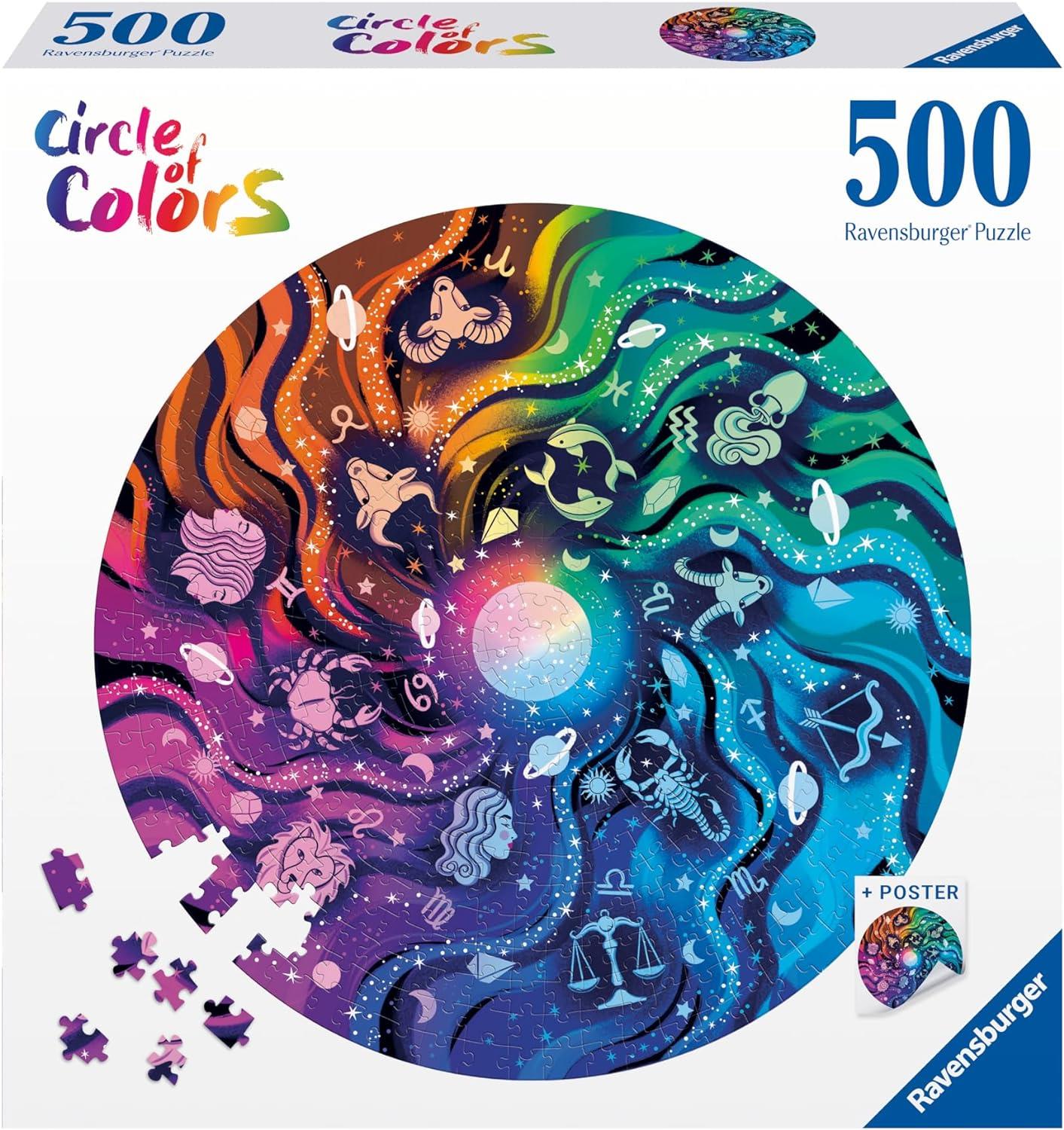 Ravensburger Astrology Circular Jigsaw Puzzle 500 Pieces