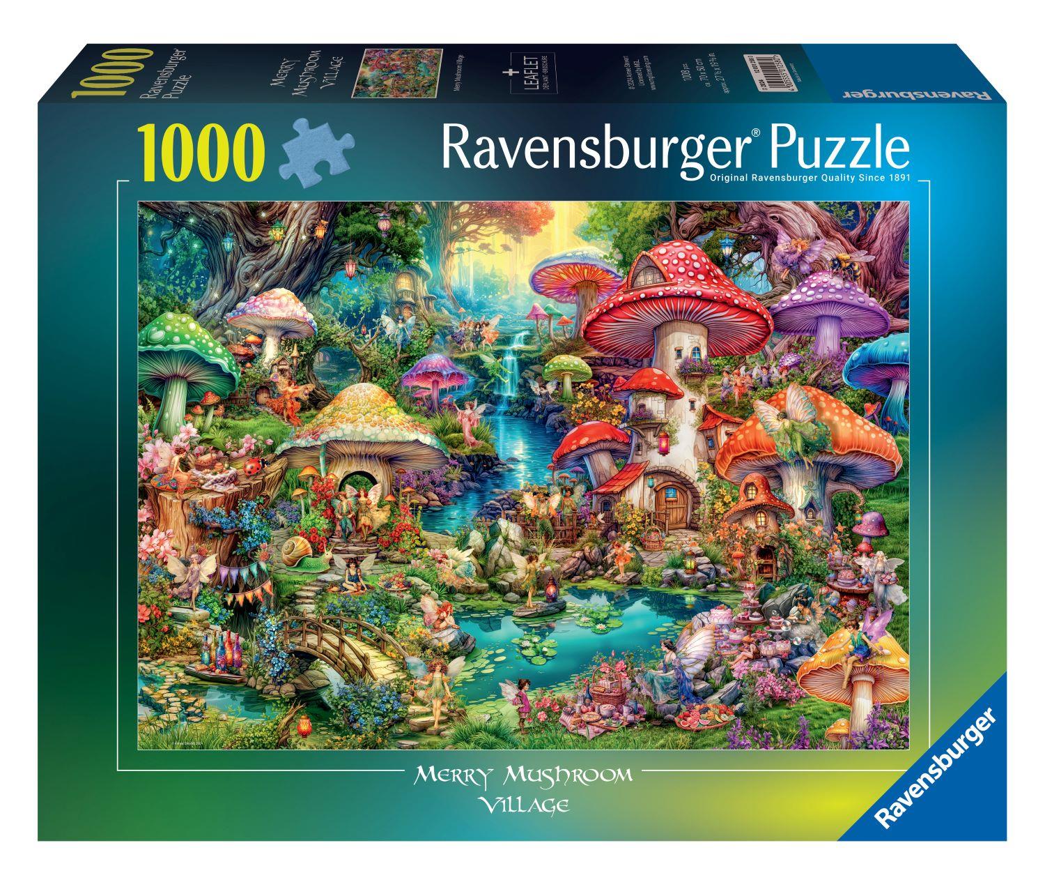 Ravensburger Merry Mushroom Village Jigsaw Puzzle (1000 Pieces) – PDK