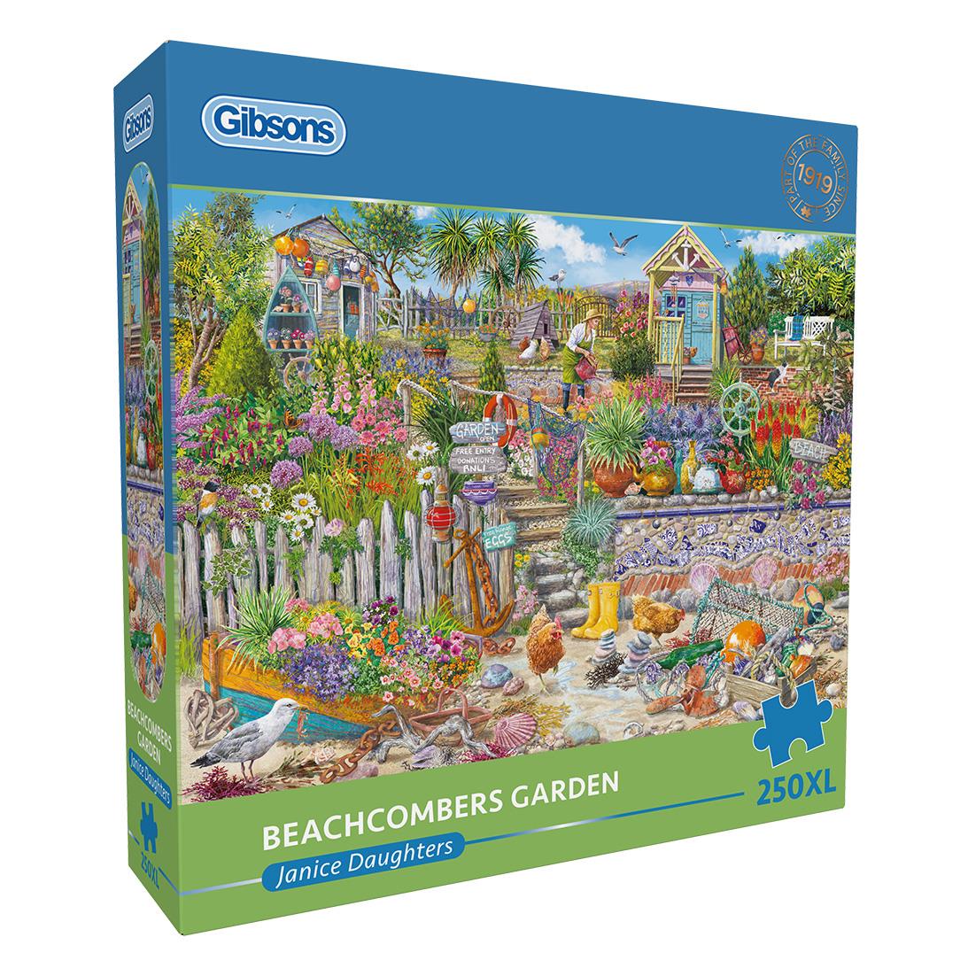Gibsons Beachcombers Garden Jigsaw Puzzle (250 XL Extra Large Pieces) – PDK
