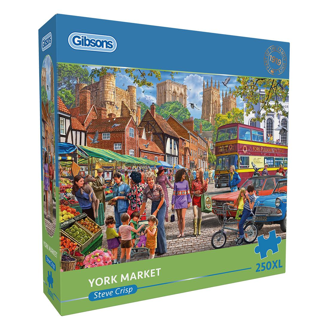 Gibsons York Market Jigsaw Puzzle (250 XL Extra Large Pieces) – PDK