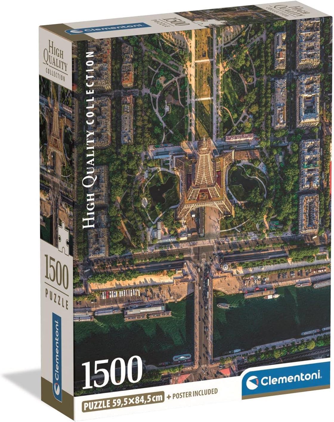 Clementoni Flying Over Paris Jigsaw Puzzle (1500 Pieces) – PDK