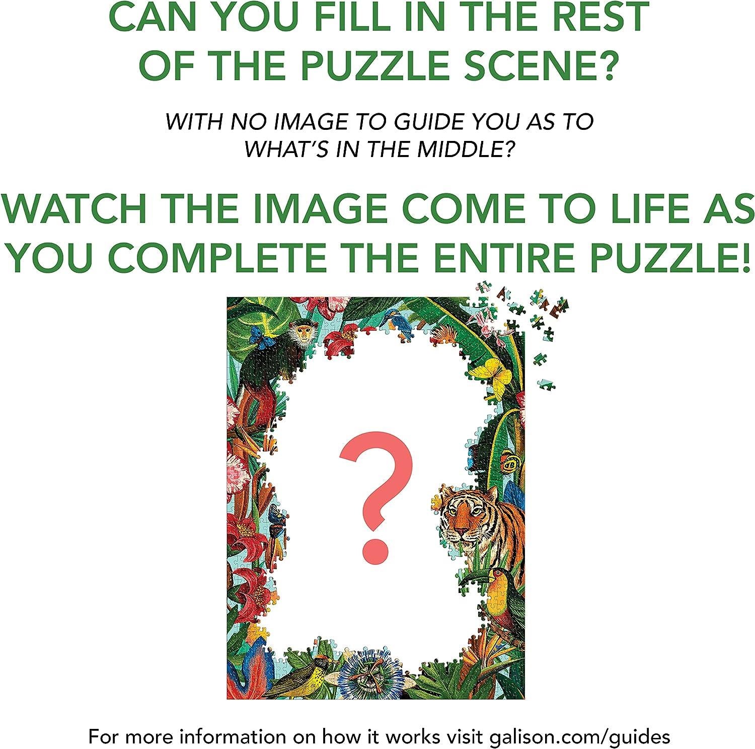 Galison Wild Tropics Surprise Jigsaw Puzzle (1000 Pieces) – PDK