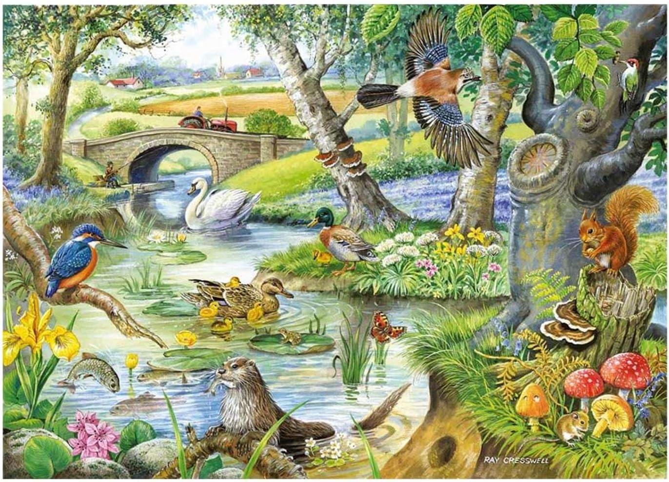 House of Puzzles Tales Of The River Jigsaw Puzzle (Big 500 XL Pieces) – PDK