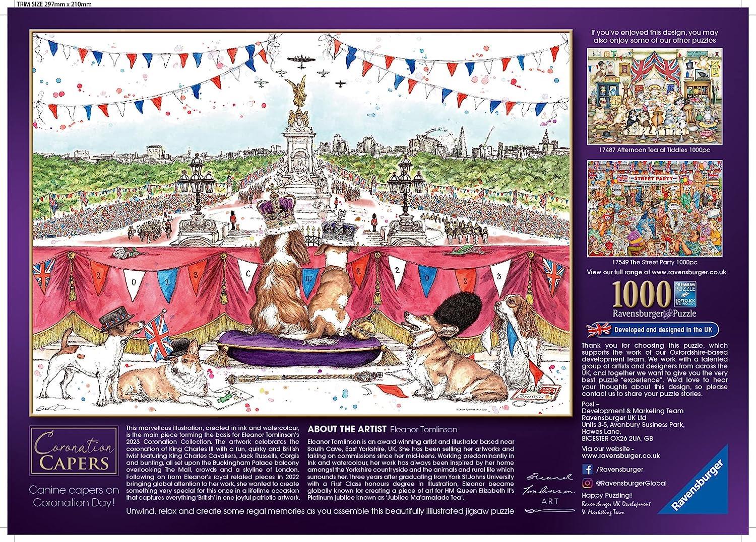 Ravensburger Coronation Capers Jigsaw Puzzle (1000 Pieces) – PDK