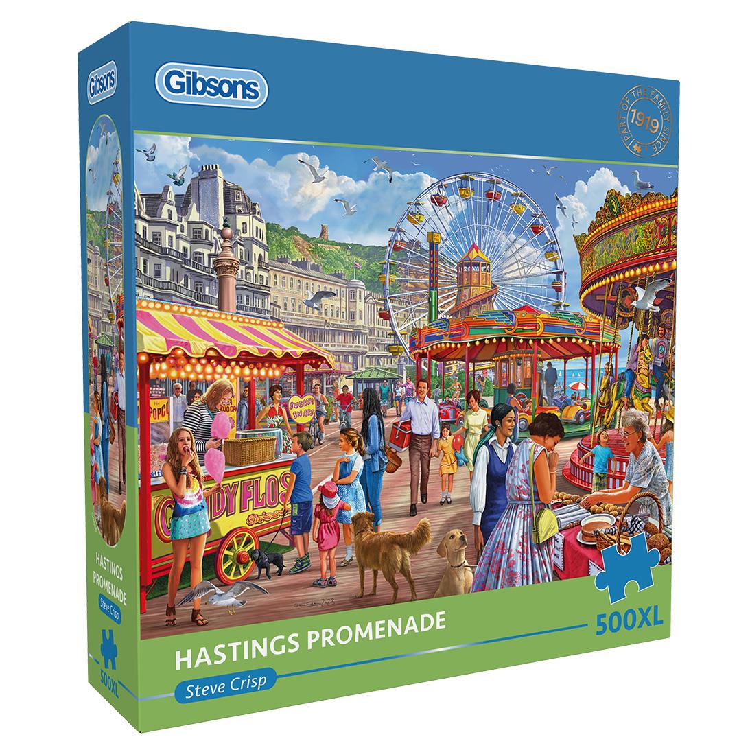Gibsons Hastings Promenade Jigsaw Puzzle (500 XL Extra Large Pieces) – PDK