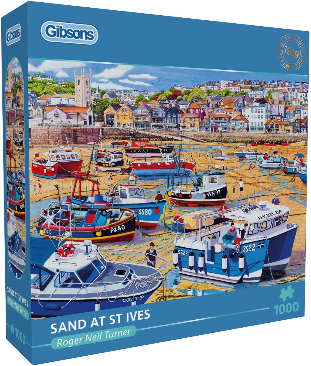 Gibsons Sand at St Ives Jigsaw Puzzle (1000 Pieces) – PDK
