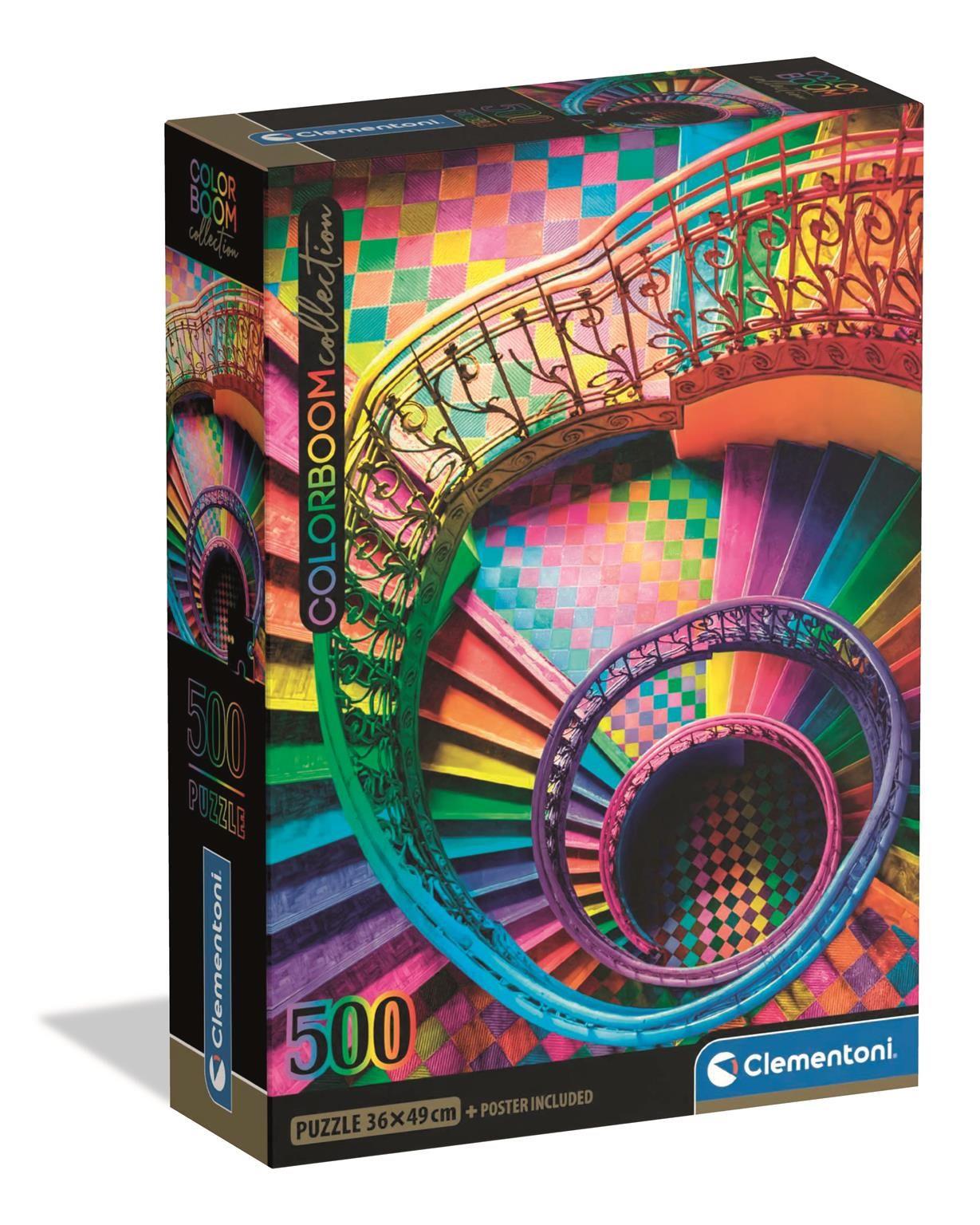 Clementoni Colorboom Stairs Jigsaw Puzzle (500 Pieces) – PDK