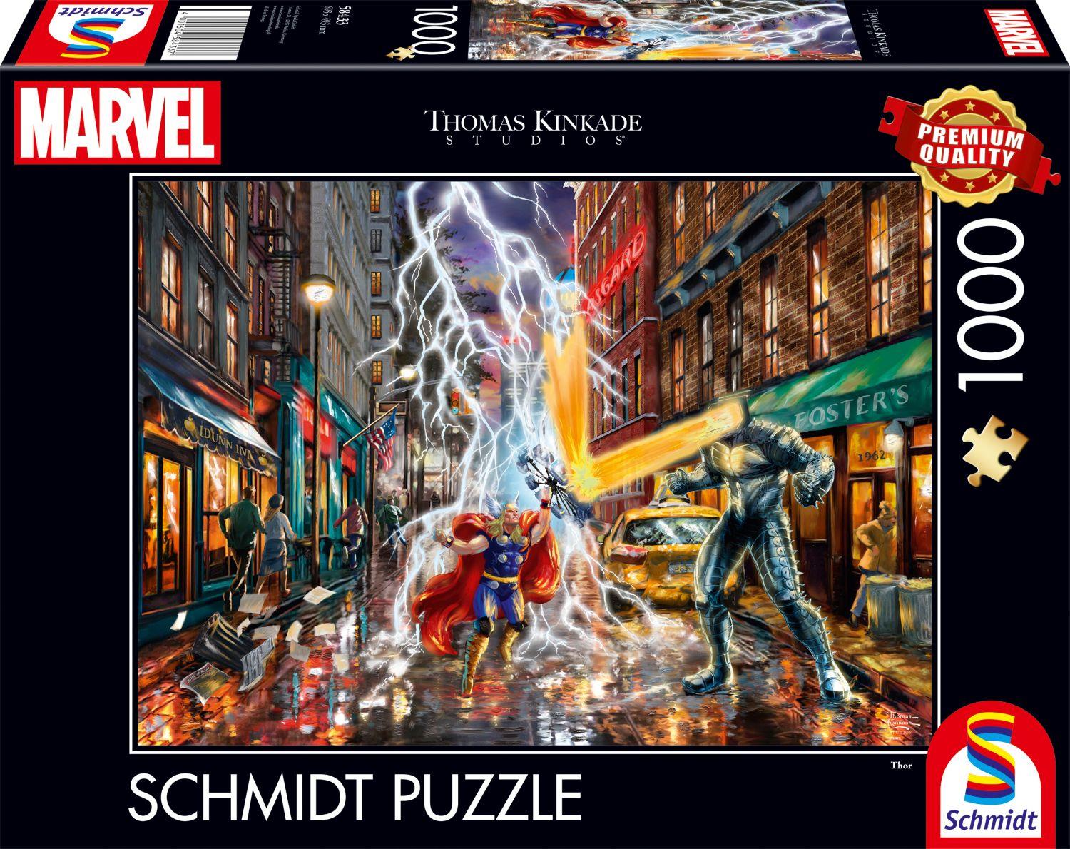 Schmidt Kinkade Marvel Thor Jigsaw Puzzle (1000 Pieces) – PDK