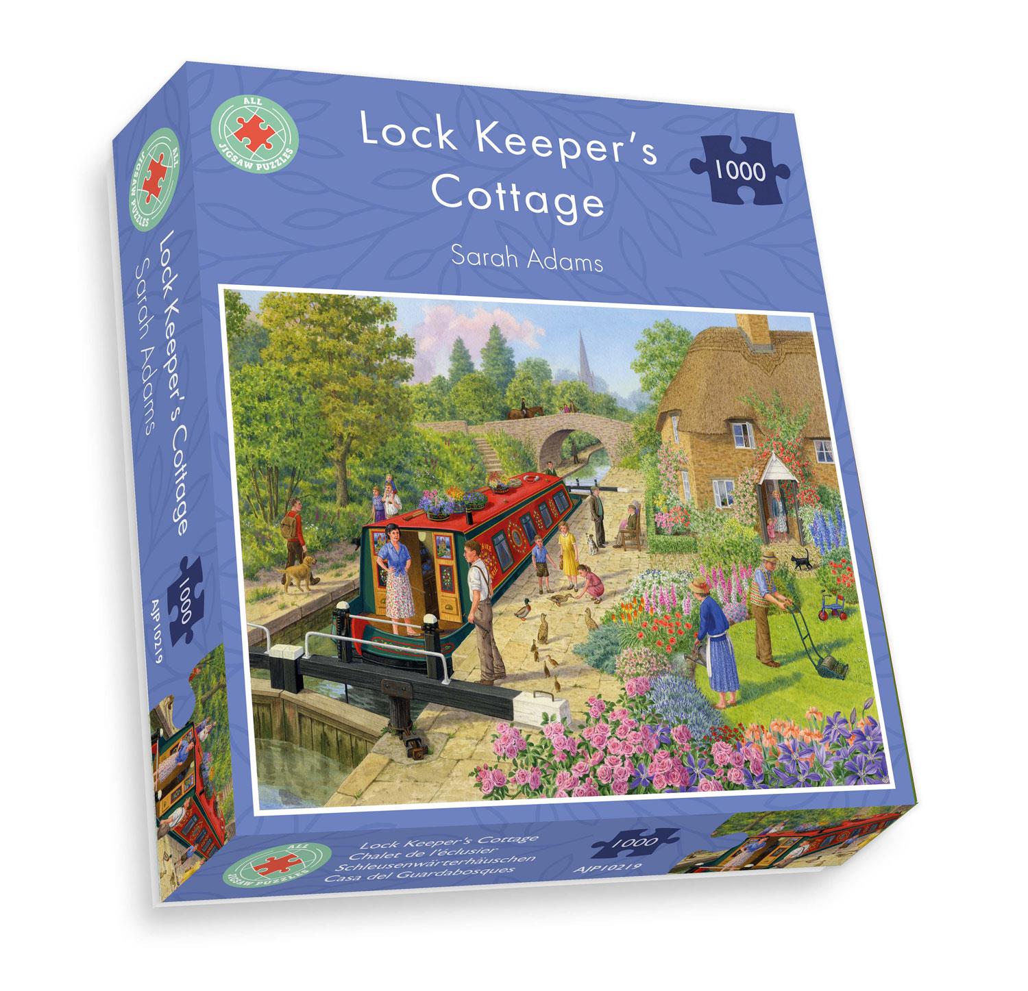 Lock Keeper's Cottage - Sarah Adams Jigsaw Puzzle (1000 Pieces) – PDK