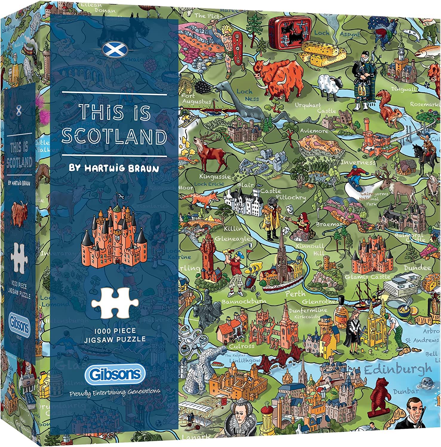 Gibsons This is Scotland Jigsaw Puzzle (1000 Pieces) – PDK