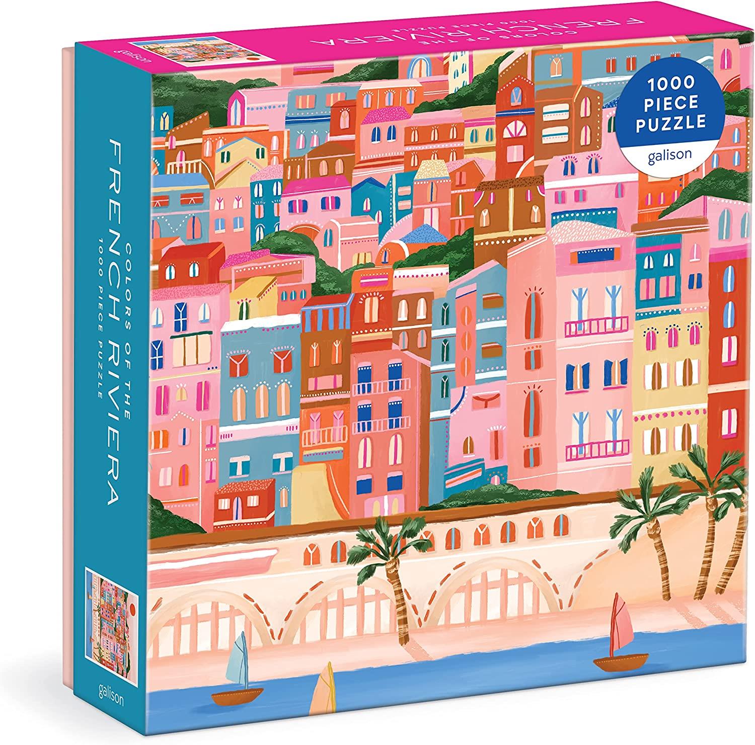 Galison Colors Of The French Riviera Jigsaw Puzzle (1000 Pieces) – PDK