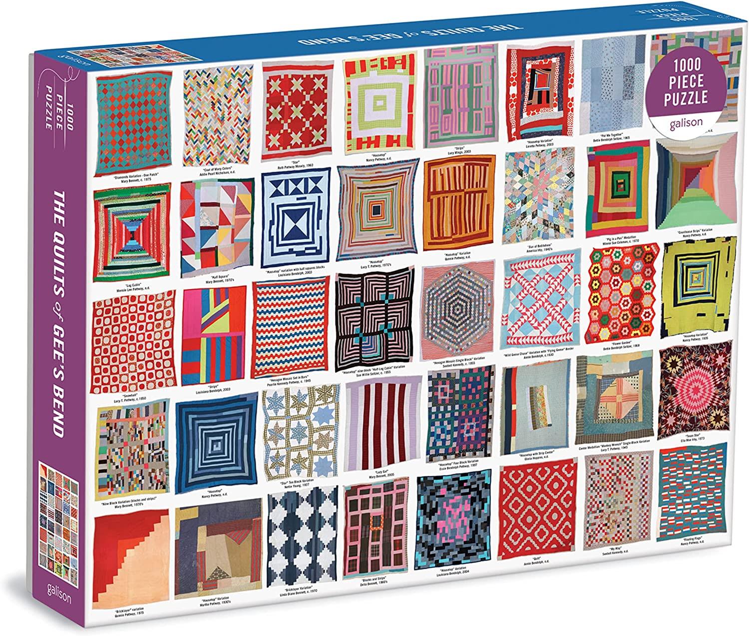 Galison Quilts of Gee's Bend Jigsaw Puzzle (1000 Pieces) – PDK